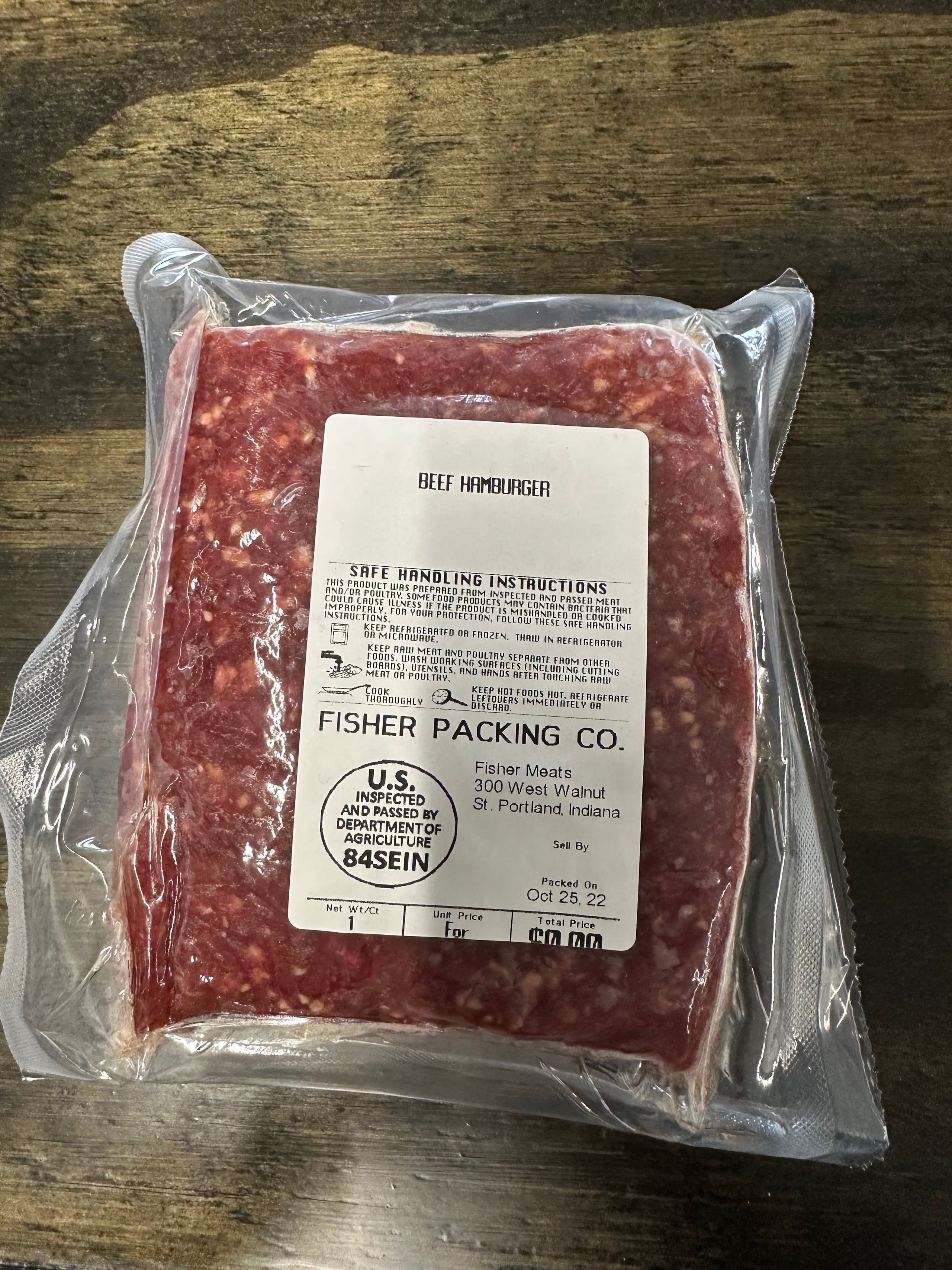 Ground beef Hamburger(80/20)